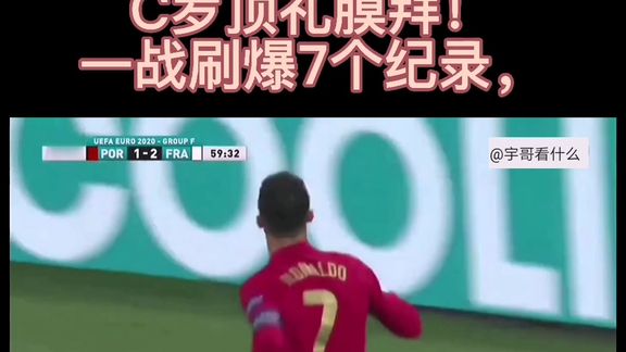创造新的未来!#C罗刷爆纪录成历史第一人 当初霸气宣言已成真