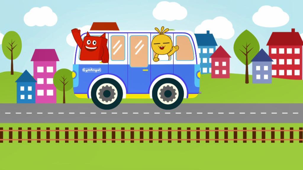 创意手工动画:汽车轮子转呀转