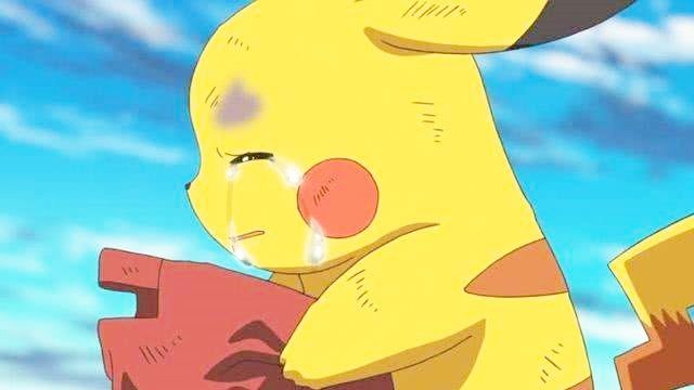 不要丢下我一个人,皮卡丘痛哭流泪,亿万伏特瞬秒世界 感动到哭