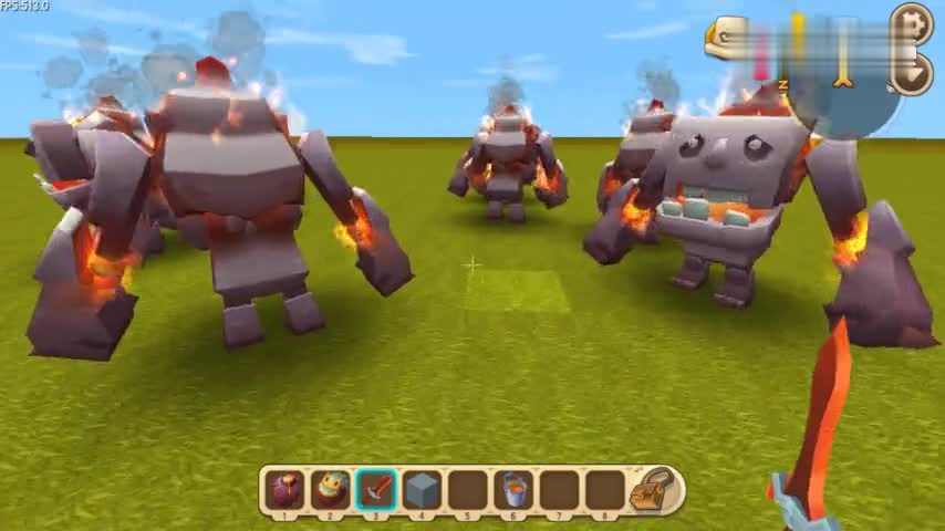 迷你世界:新型武器噬神剑,蓄力一击可秒杀远古黑龙