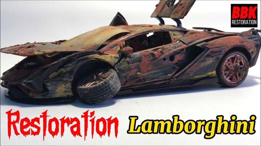 修复兰博基尼模型超级跑车