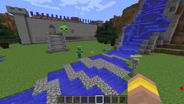 我的世界MC动画:丧尸城堡 vs 骷髅城堡