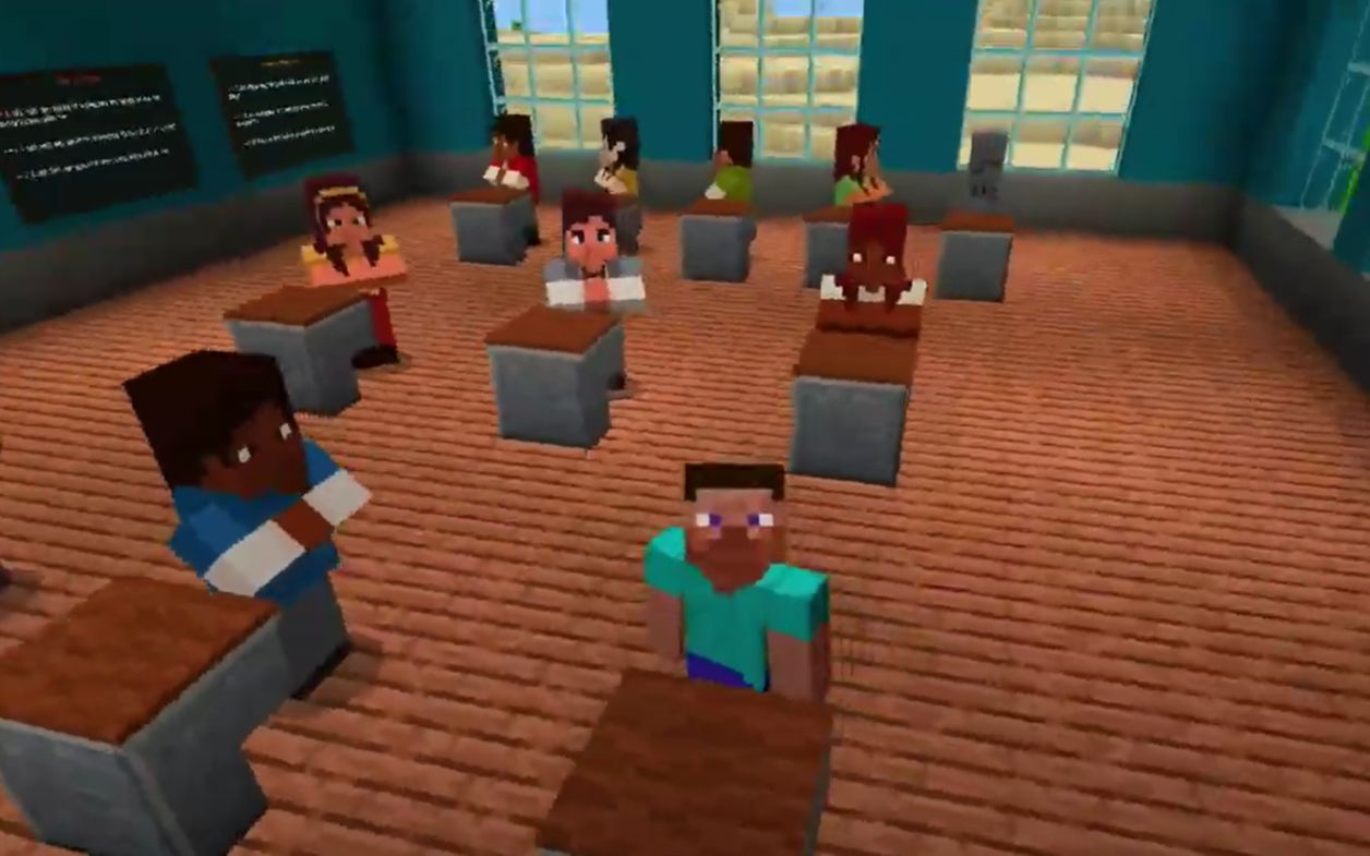 我的世界进入学校课程?