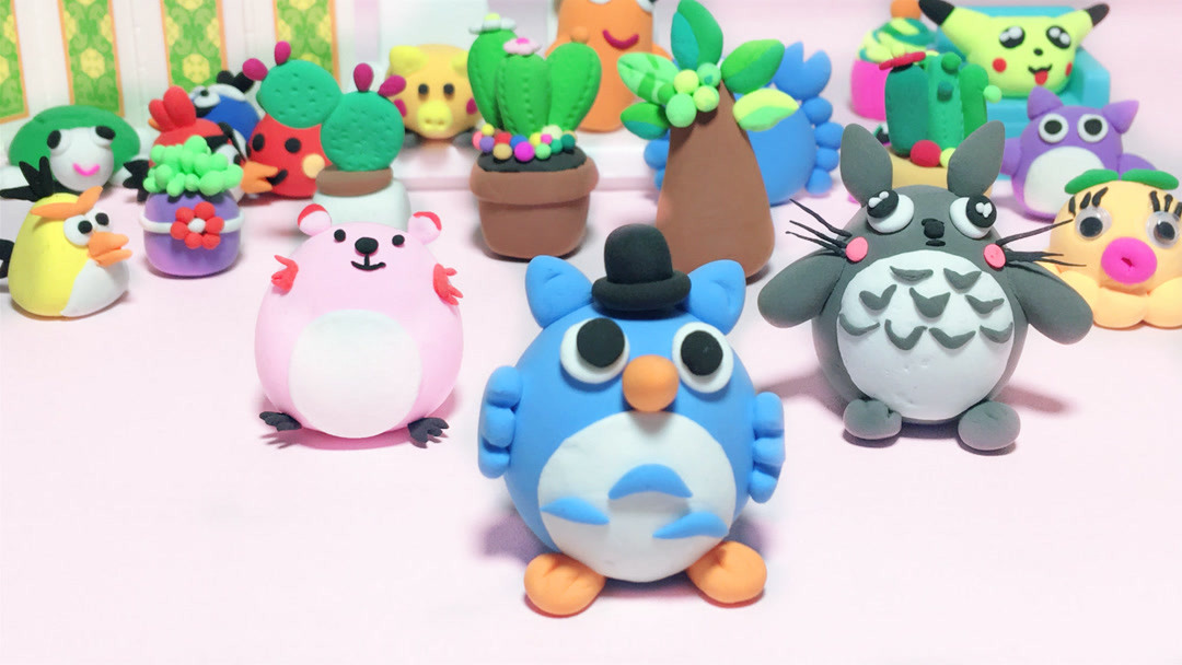 亲子粘土橡皮泥制作猫头鹰的详细教程 萌爆你的可爱猫头鹰