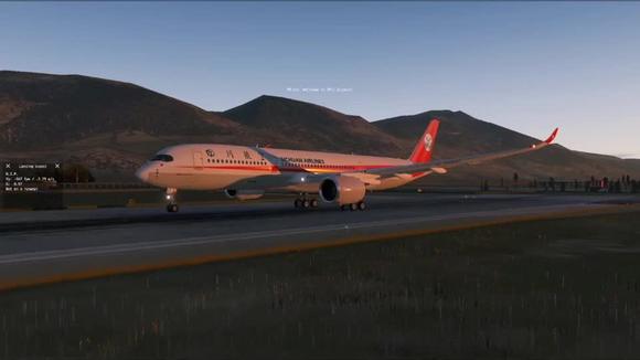 #xplane11 你们 #第一次 降落是不是都把乘客给吓一跳#航空 #飞行