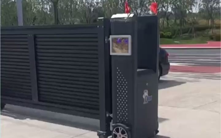 电动伸缩门广泛使用在各类厂房、学校等地方#海阳电动伸缩门 #电动...