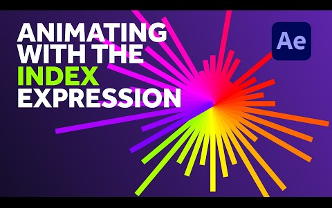 【AE教程|油管搬运|MG动画】使用索引表达式制作动画