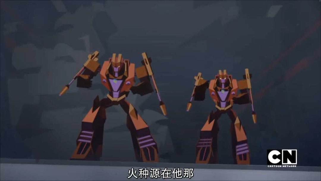 变形金刚第一季:大黄蜂打开了天空之城,让大家都逃出去了