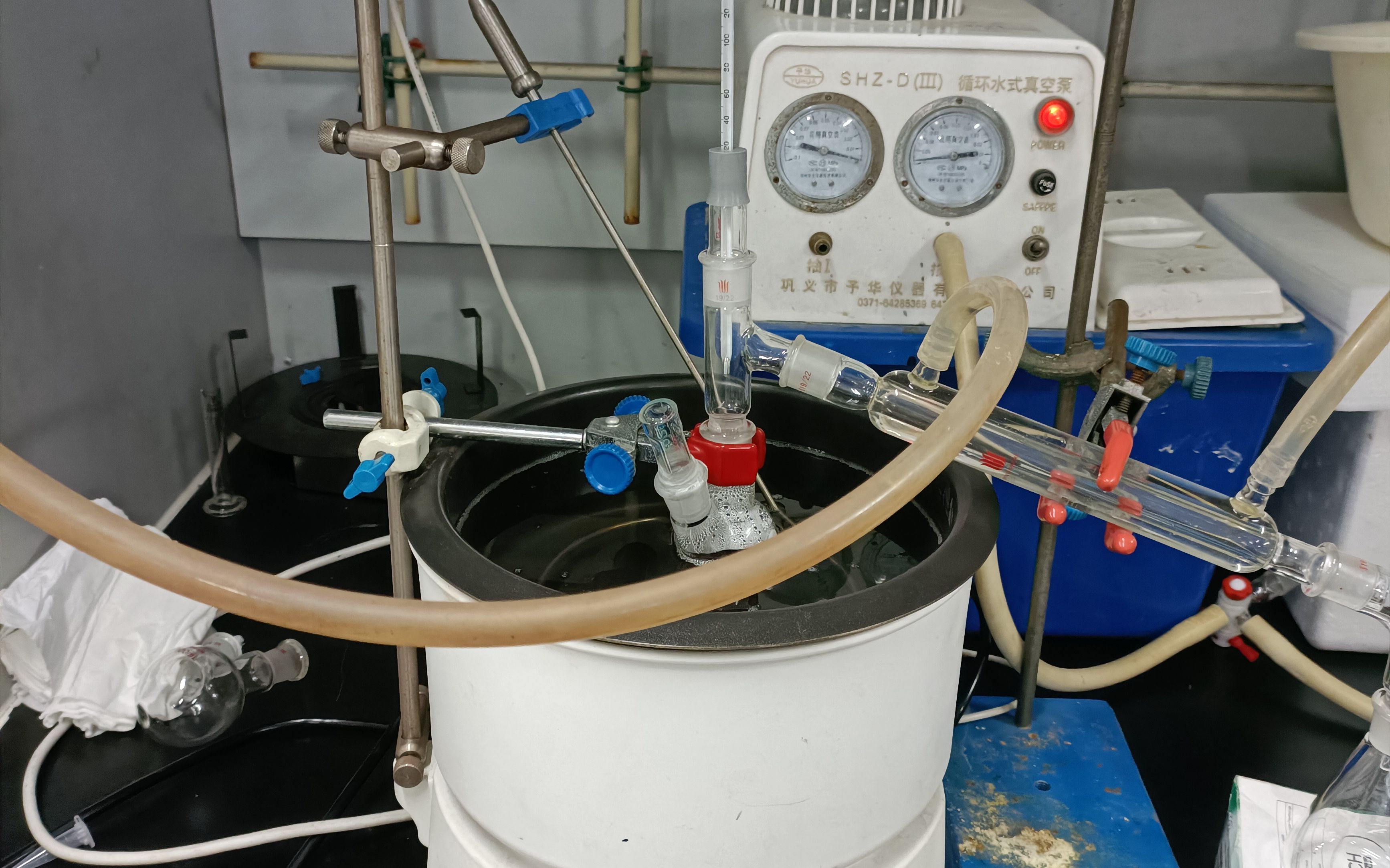 【大学生活】实验室停水也要减压蒸馏!任何人都不能阻止我做实验