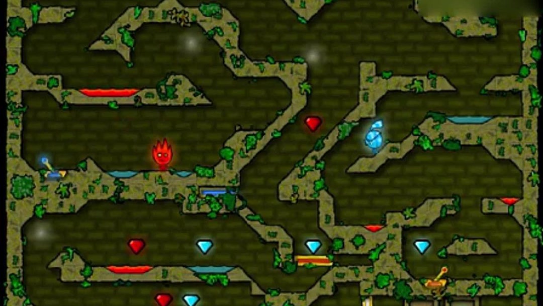 【霏梵】4399游戏之路《森林冰火人》第一集