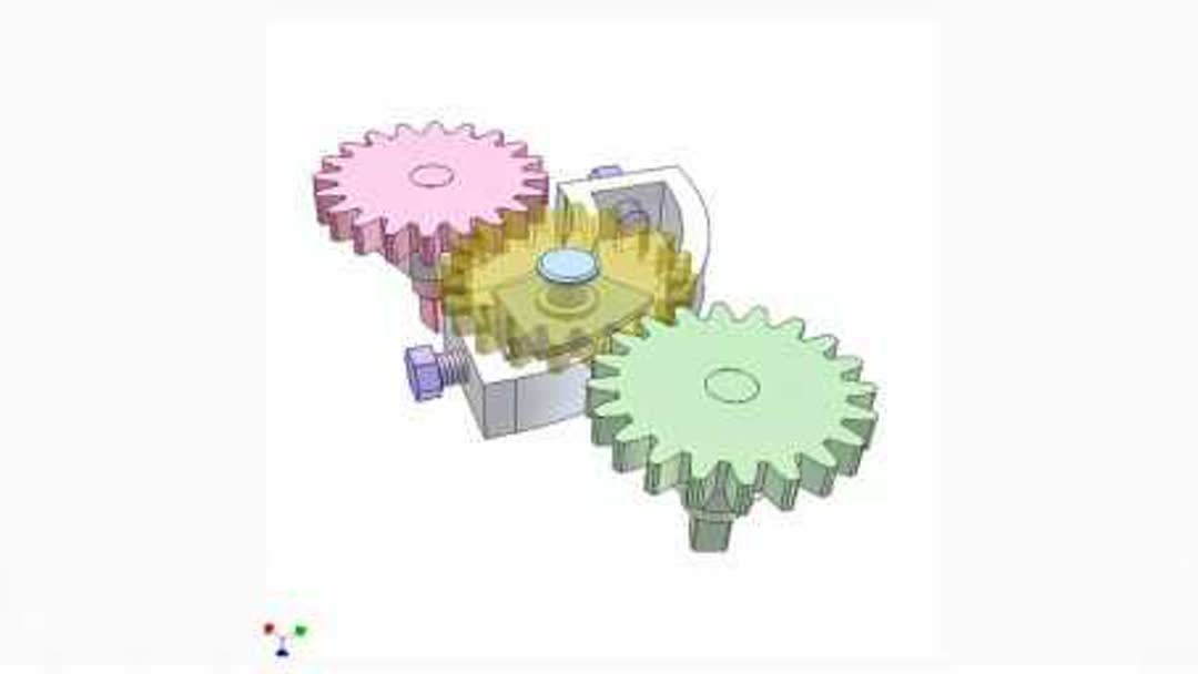 「机械原理动图」单向离合器机械设计动图