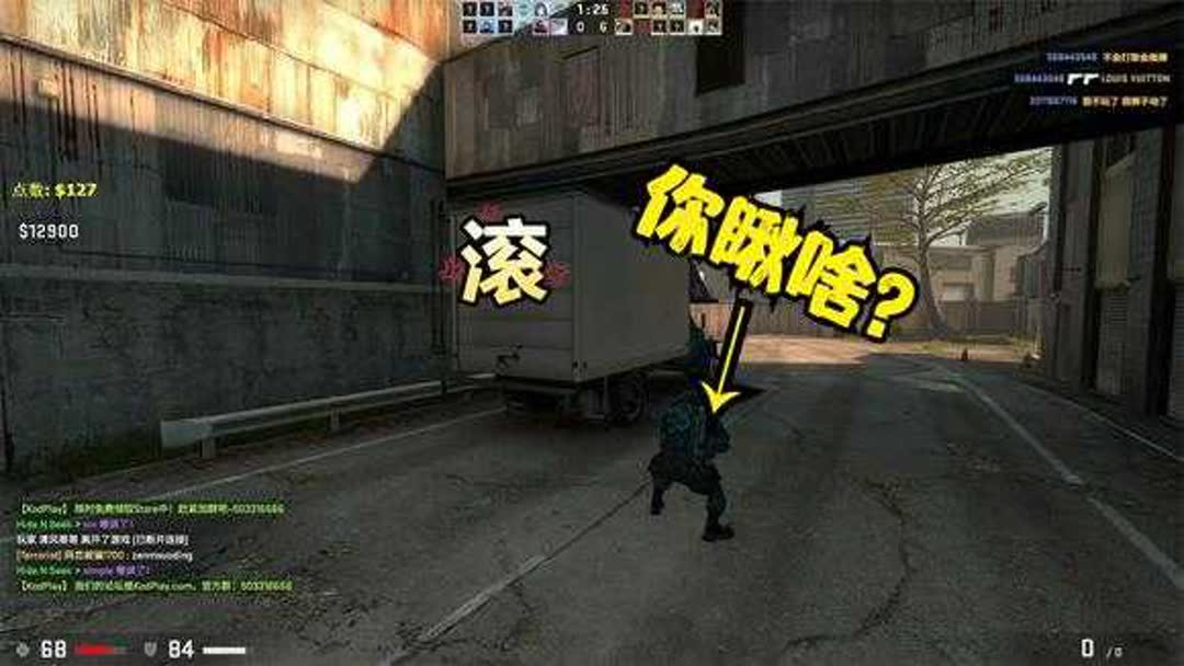 csgo躲猫猫:别人躲进去没事,而我不行