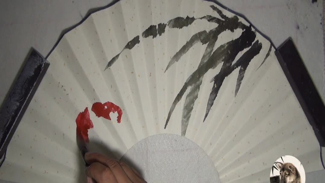 中国画教学,轻松学画水墨画,萱草的画法