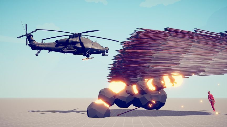 全面战争模拟器:武装直升机 VS 【神级兵种】