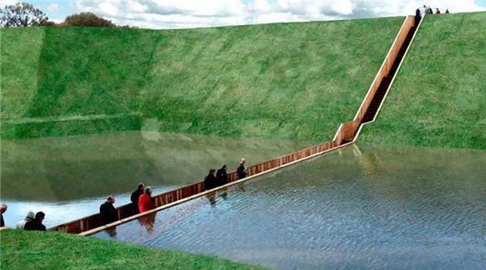 世界上第一座水下之桥,荷兰摩西桥