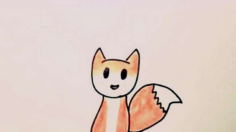 亲子简笔画第五期:寥寥几笔画出生动松鼠,比猫咪还简单哦