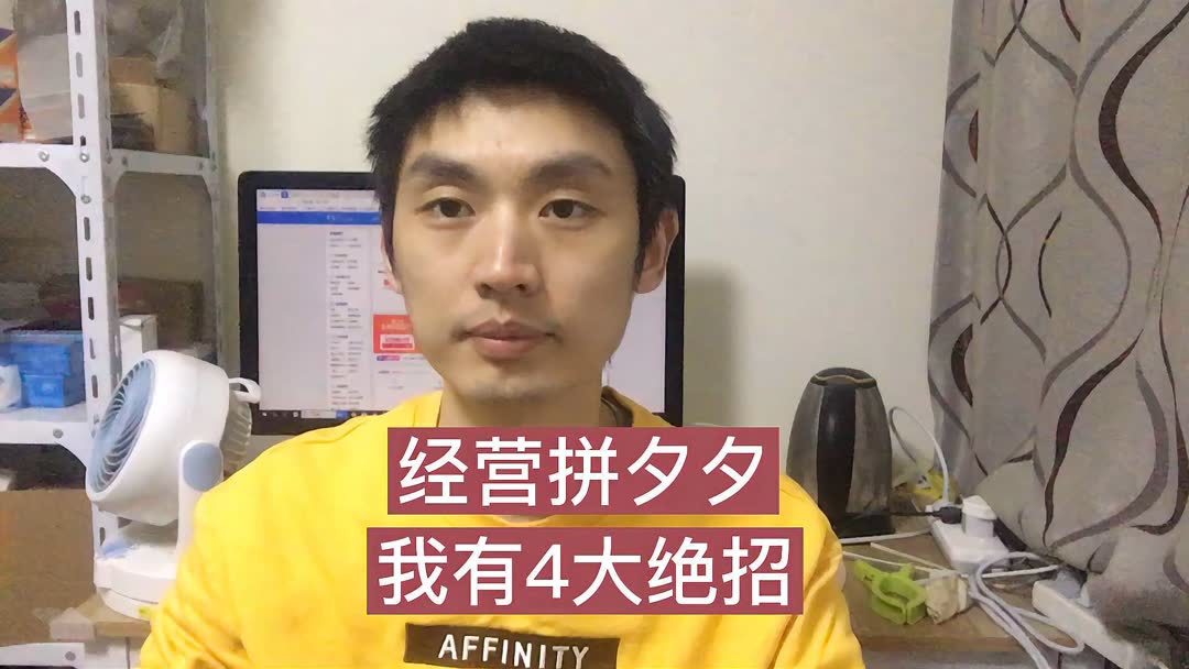 经营拼多多,我有4大绝学:降价;开车;怼坑产;改销量!