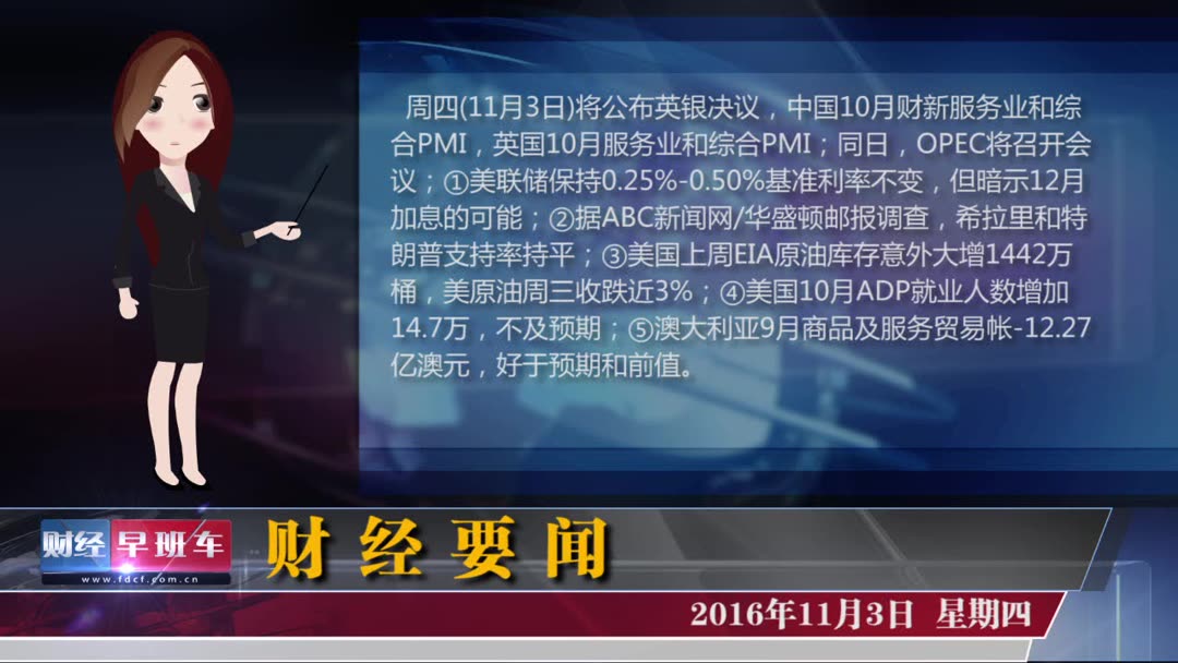 11.03中国10月财新服务业和综合PMI