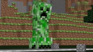 我的世界mc动画:苦力怕怎么做到的?没有手,还能扔那么远!