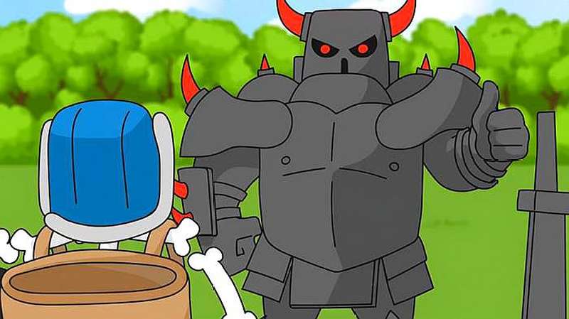 《皇室战争》搞笑动画:不要相信这个皮卡超人