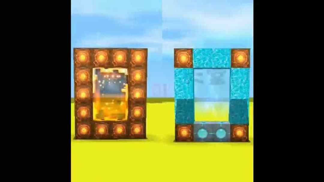 迷你世界:地狱门VS天堂门,你觉得我会死在哪个里面