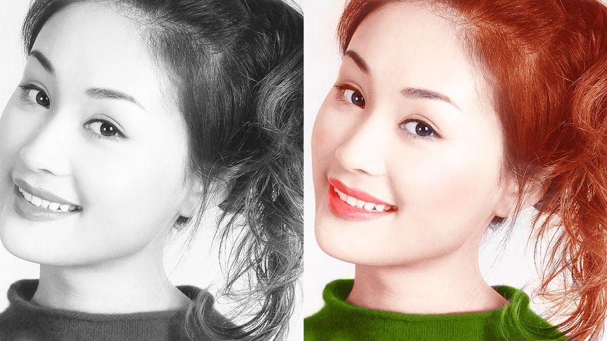 photoshop PS如何给黑白照片上色技能讲解