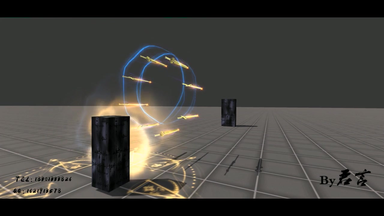 U3D参考《凡人修仙传》男主的动画 特效。