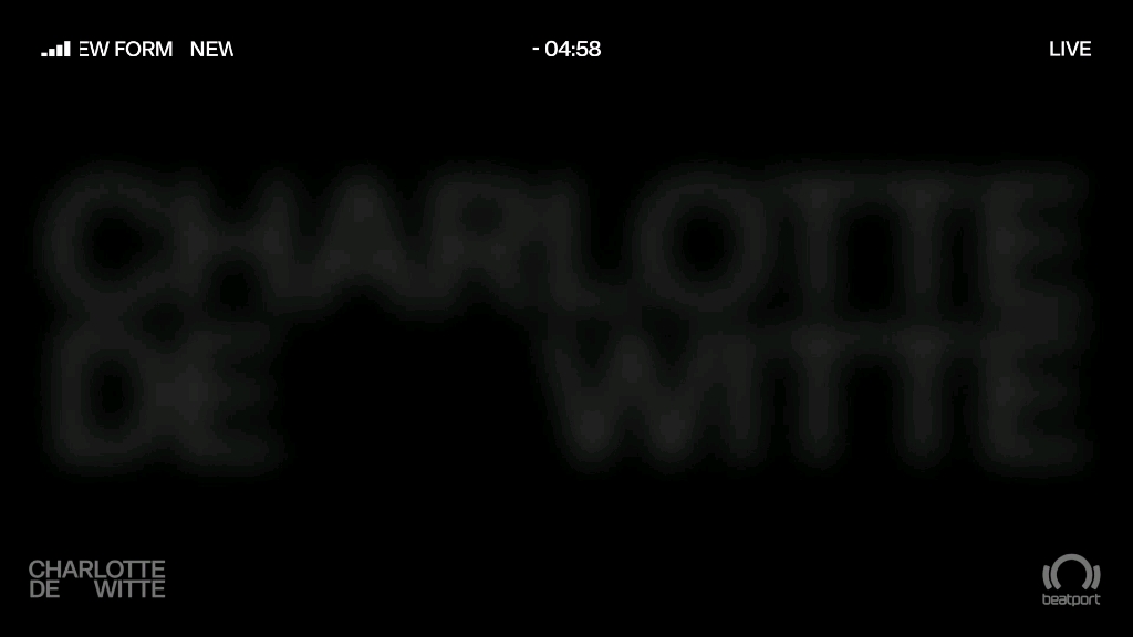 比利时DjCharlotte de Witte &#39;New Form&#39; II Return To Nowhere