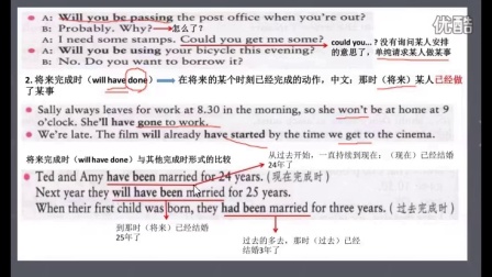 第八讲将来进行时与将来完成时、以及完成时态的拓展