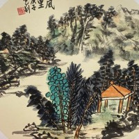 光莉莉国画 