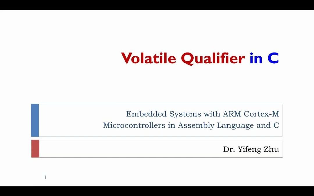 Lecture 16. Volatile Variables