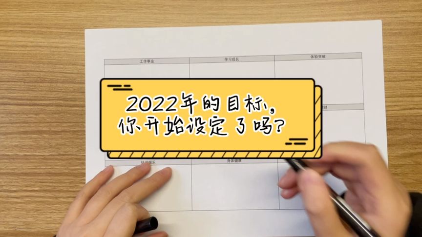 2022年的目标,你开始设定了吗?