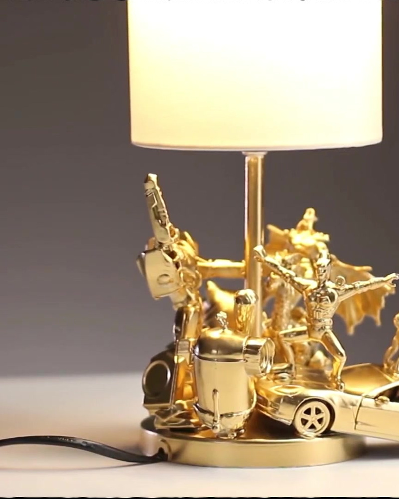 大神自制金闪闪的灯饰,没想到的是,制作程序这么简单!