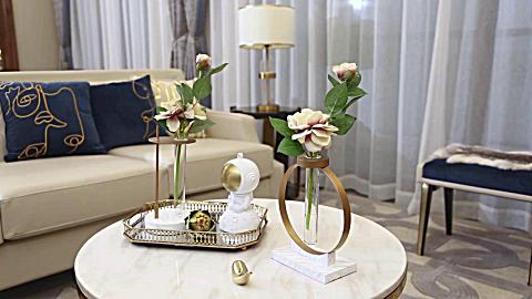 创意试管花瓶玻璃透明水培插花摆设现代简约电视柜北欧客厅装饰品