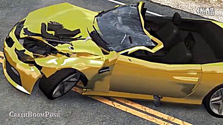 BeamNG模拟汽车卡车碰撞效果