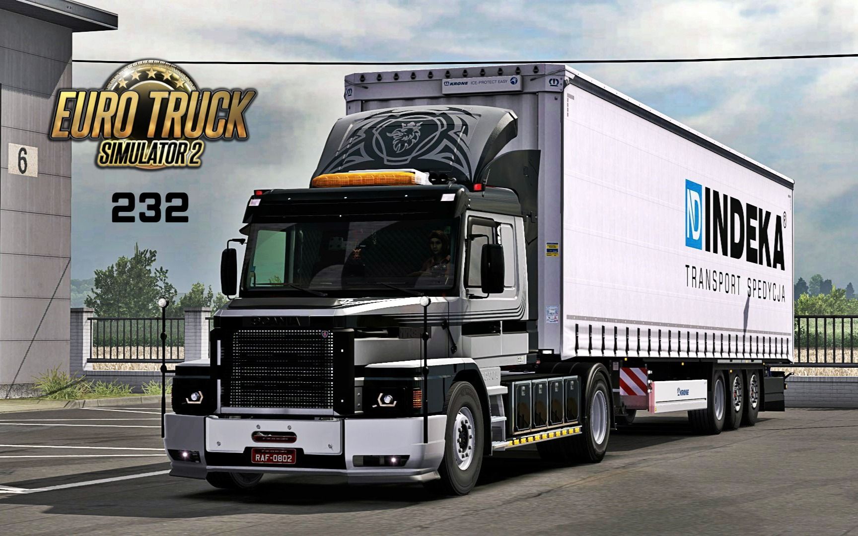 欧洲卡车模拟2 刹车焊死冲卡边检站 斯堪尼亚113 Euro Truck Simulator 2