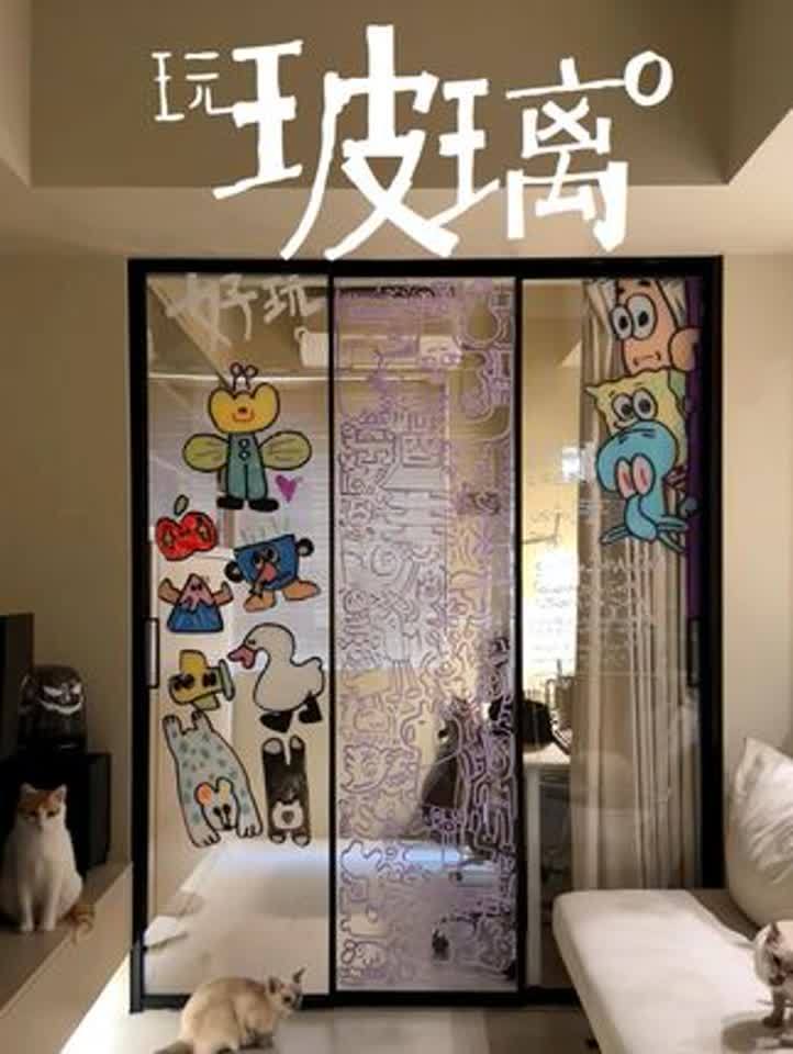 有趣又好学的,玻璃玩法~-#家居#画画 #生活美学 #艺术在