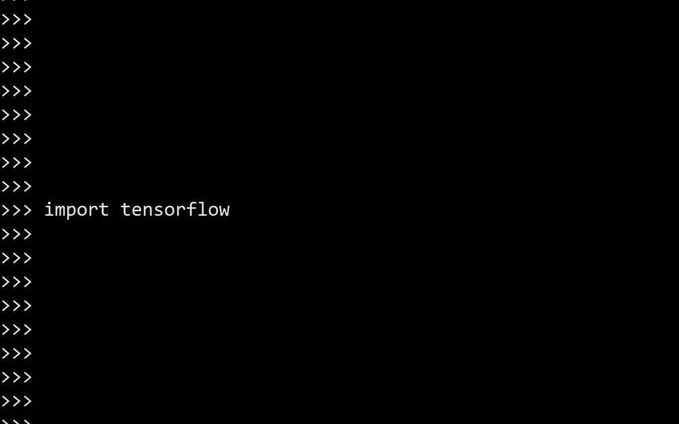 史上最快安装tensorflow花费5分钟