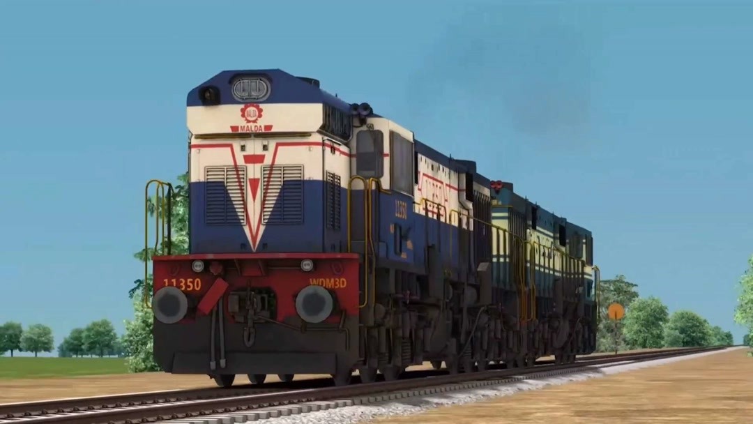 铁路火车模拟动画 第40集 超级火车出发了