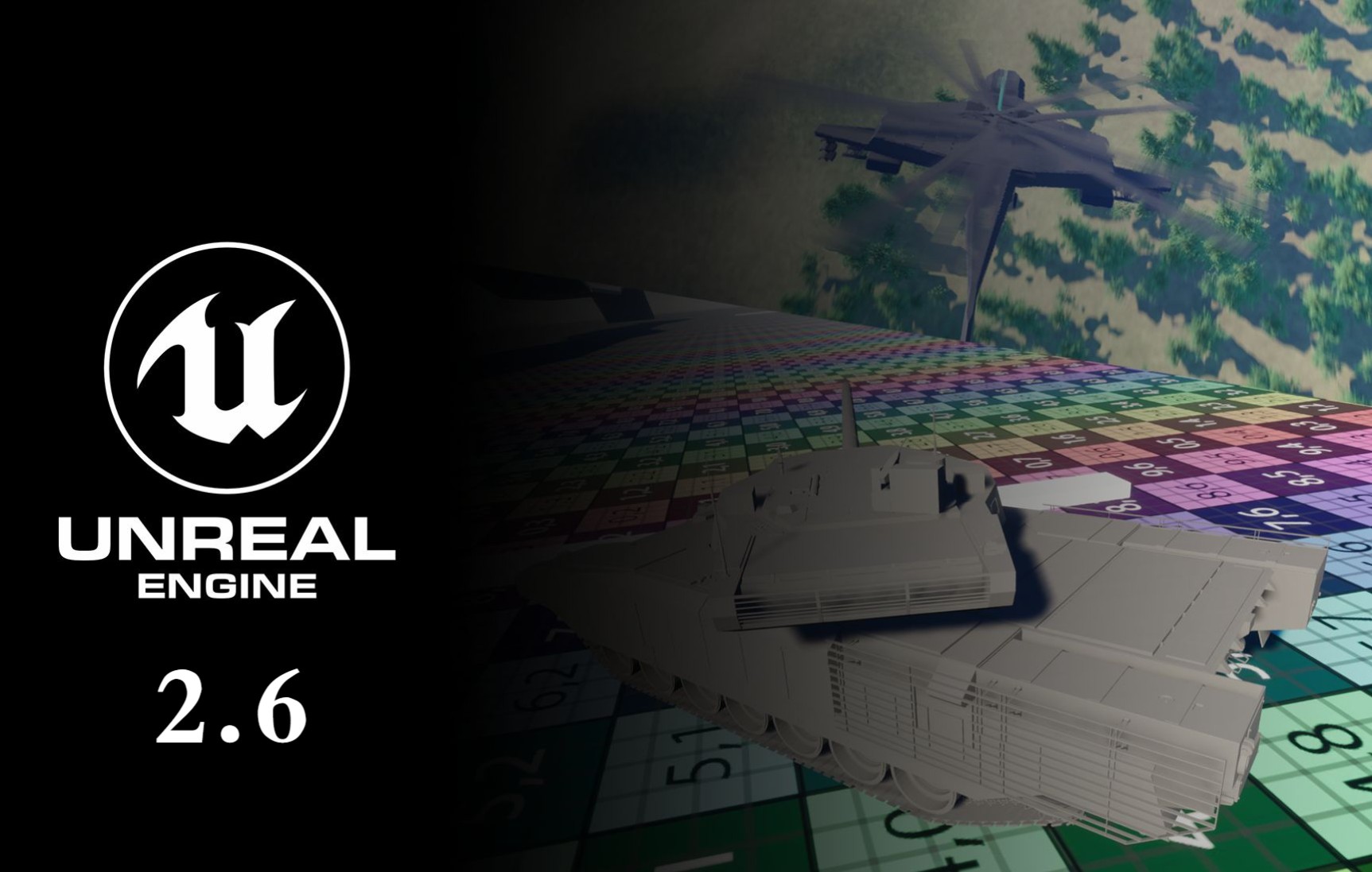 UE4中级教程2:物理模拟载具设计与实现 直升机水平旋转