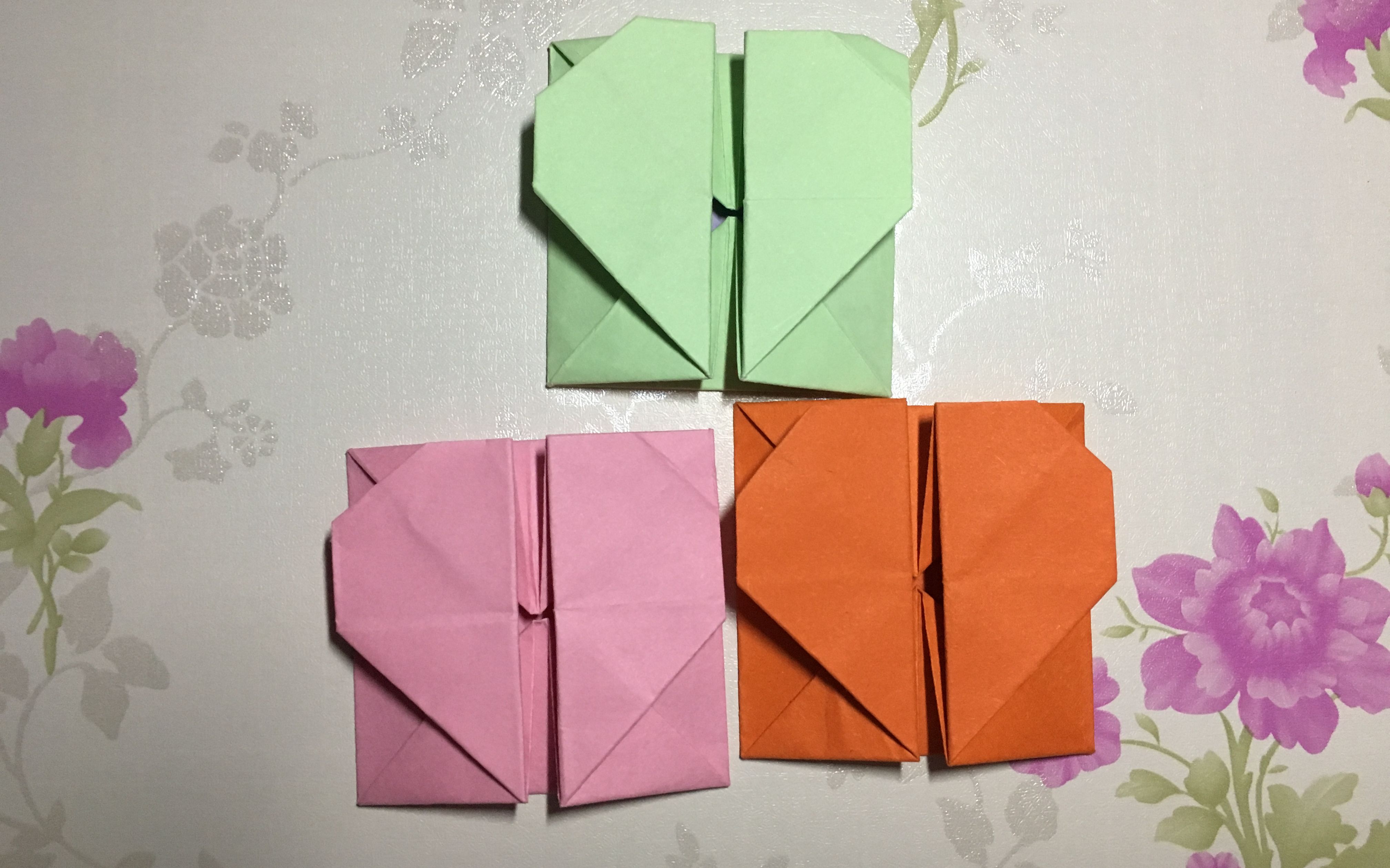 DIY手工折纸,如何折一个礼物盒?最简单的纸盒礼物