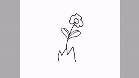 简笔画(8)画植物