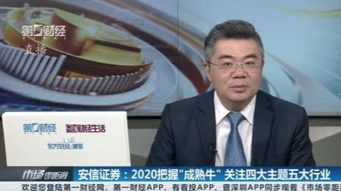 安信证券:2020把握“成熟牛”关注四大主题五大行业