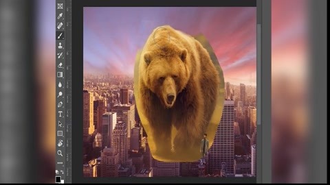 PS设计之城中动物