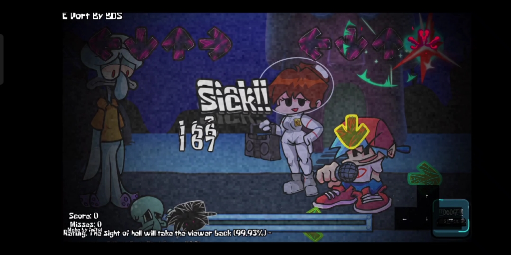 fnf深红模糊的早晨1阶段(自制)(持续更新中)