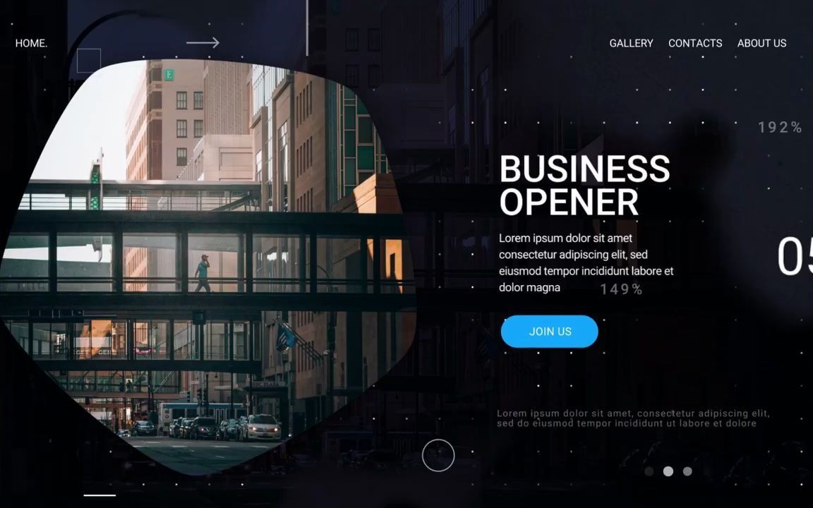 pr模板宣传片 13张93秒简洁数字科技商务公司企业展示