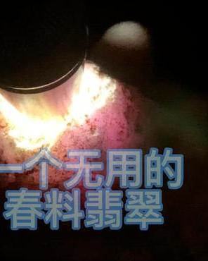 灯下的春彩翡翠原石却是这样。 #翡翠原石# #翡翠# #莫西沙# 打灯...