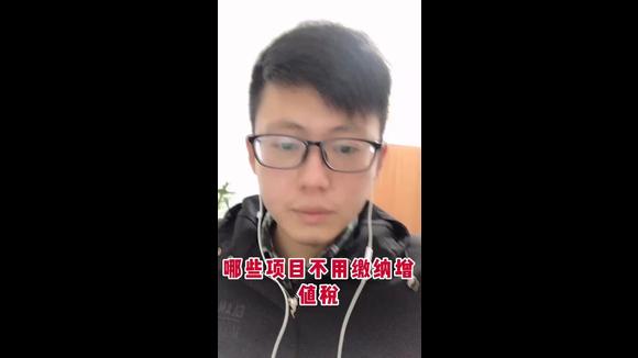 哪些项目不用缴纳增值税