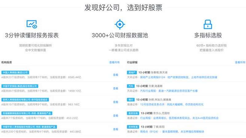 上市公司财报分析-快速看财报