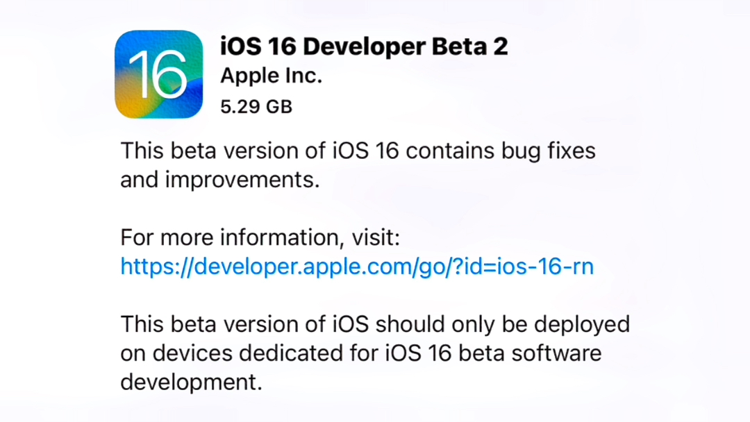 来了来了来了!苹果发布 iOS 16 beta2 测试版。评论区带机型分享讨论。